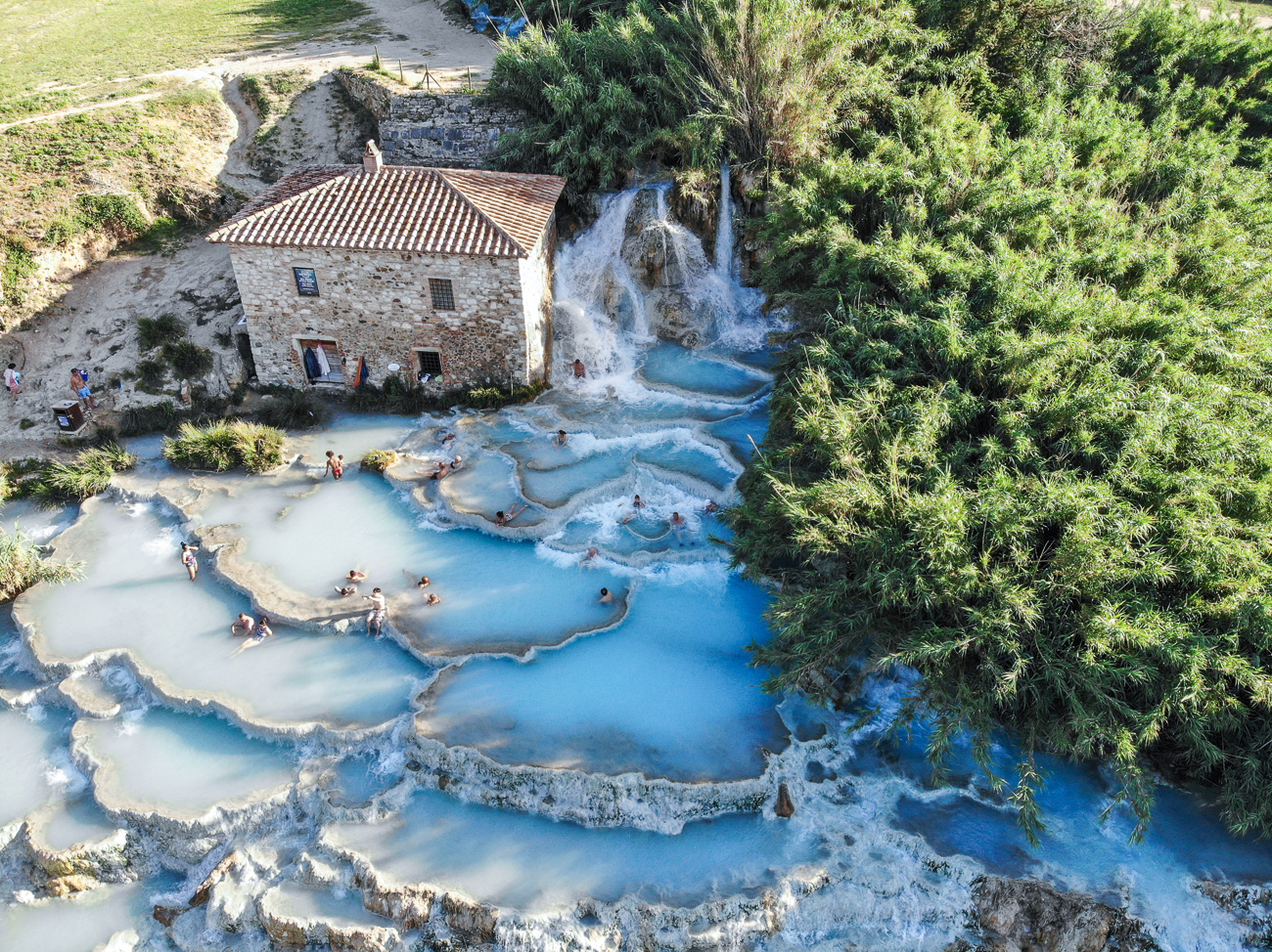 Zjawiskowe termy w Toskanii - Terme di Saturnia